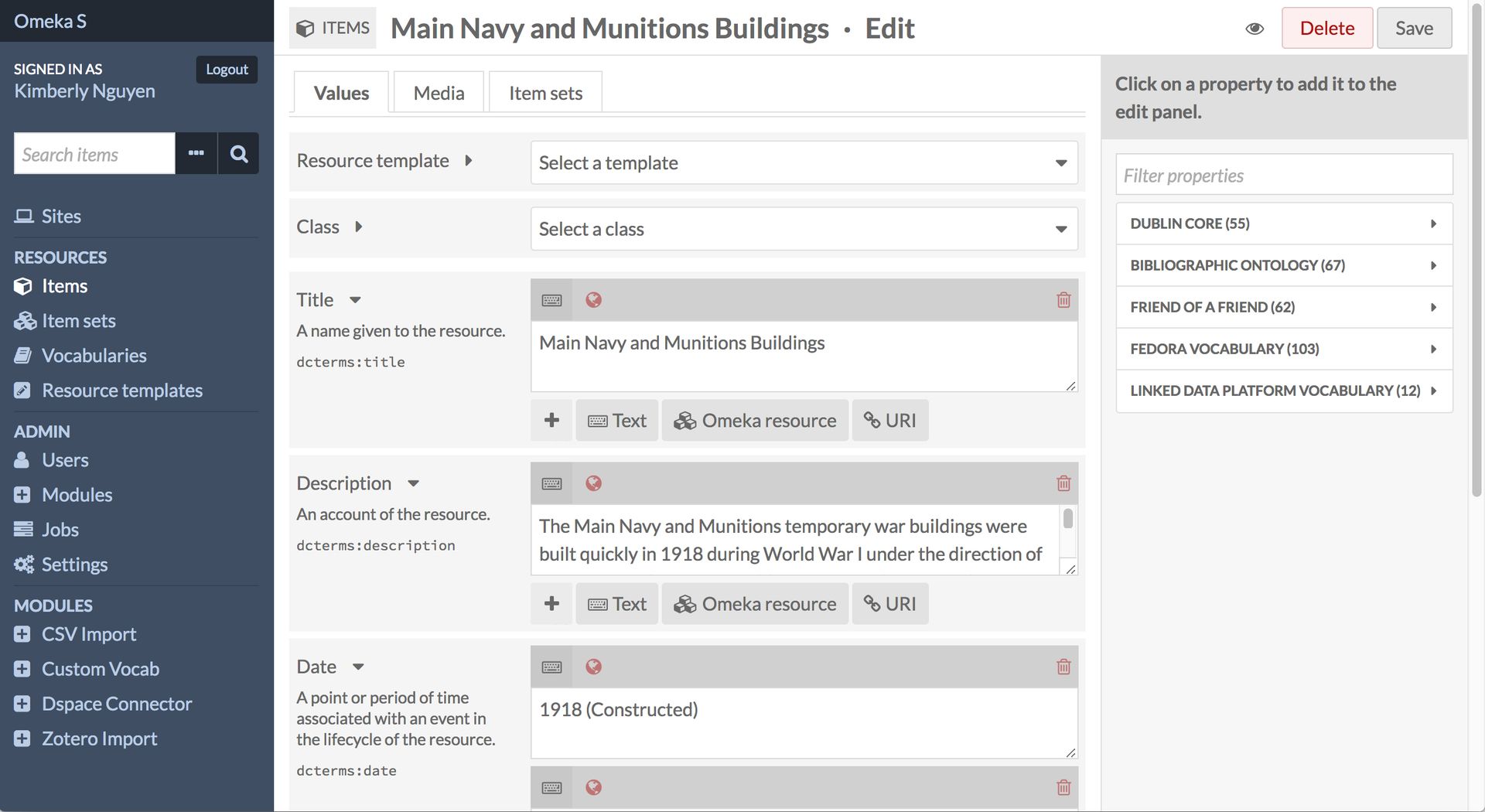 Omeka Wiki – Guías, Recursos y Comunidad sobre Omeka S y Classic